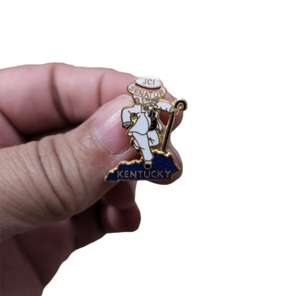 Accessories | Vintage Gold Toned Kentucky Jci Senator Pin | Poshmark